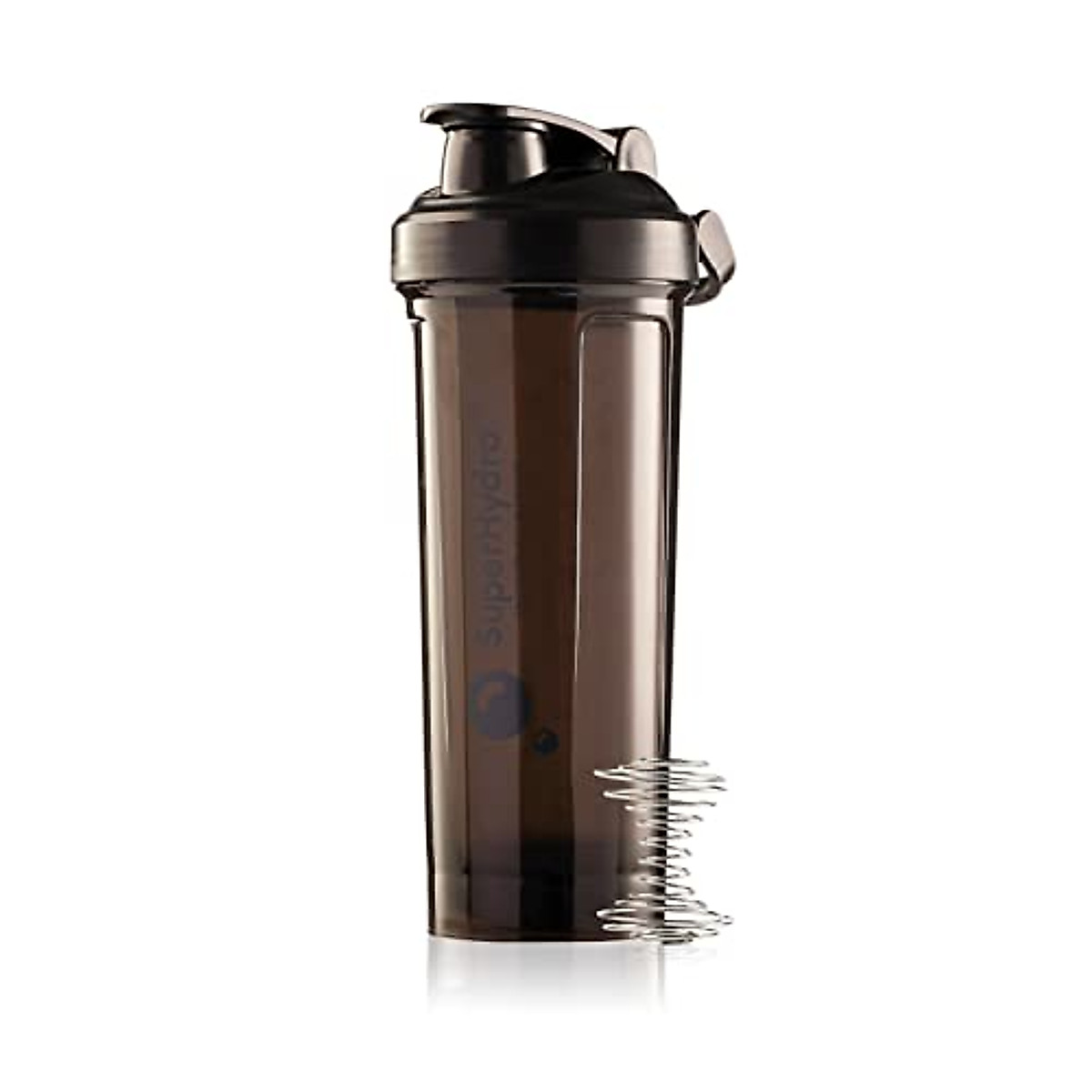 Super Hydro Protein Shaker Bottle [3 PACK] - 28 Oz. BPA-Free Shakers For Protein Shakes, Water Shaker Cup for Gym, Office Travel (Charcoal, Forest, Plum)