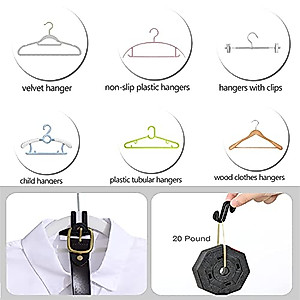 100Pcs Clothes Hanger Connector Hooks,Thicken Hanger Hooks Space Saver,Heavy Duty Space Saving for Closet and Clothes Closet Organizer(Black)
