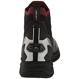 Ariat Womens Ascent Paddock Boot Black/Burgundy 11