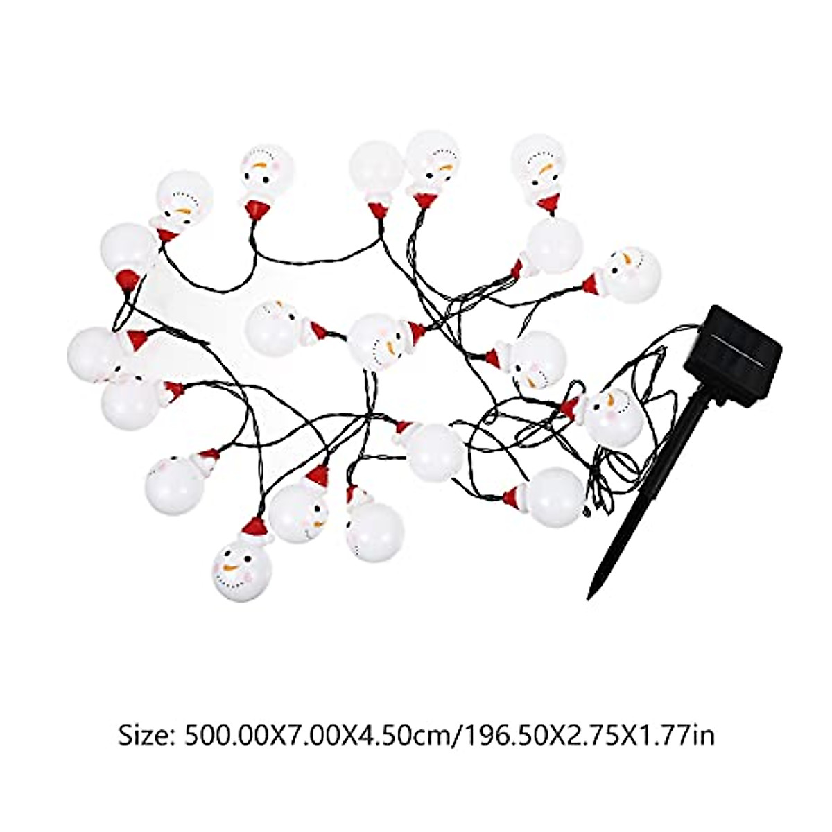 ibasenice Solar Ground Stake Light Outdoor Lights Snowman Landscape Lights Waterproof Led Pathway Lights Home Garden Outdoor Pathway Landscape Decor