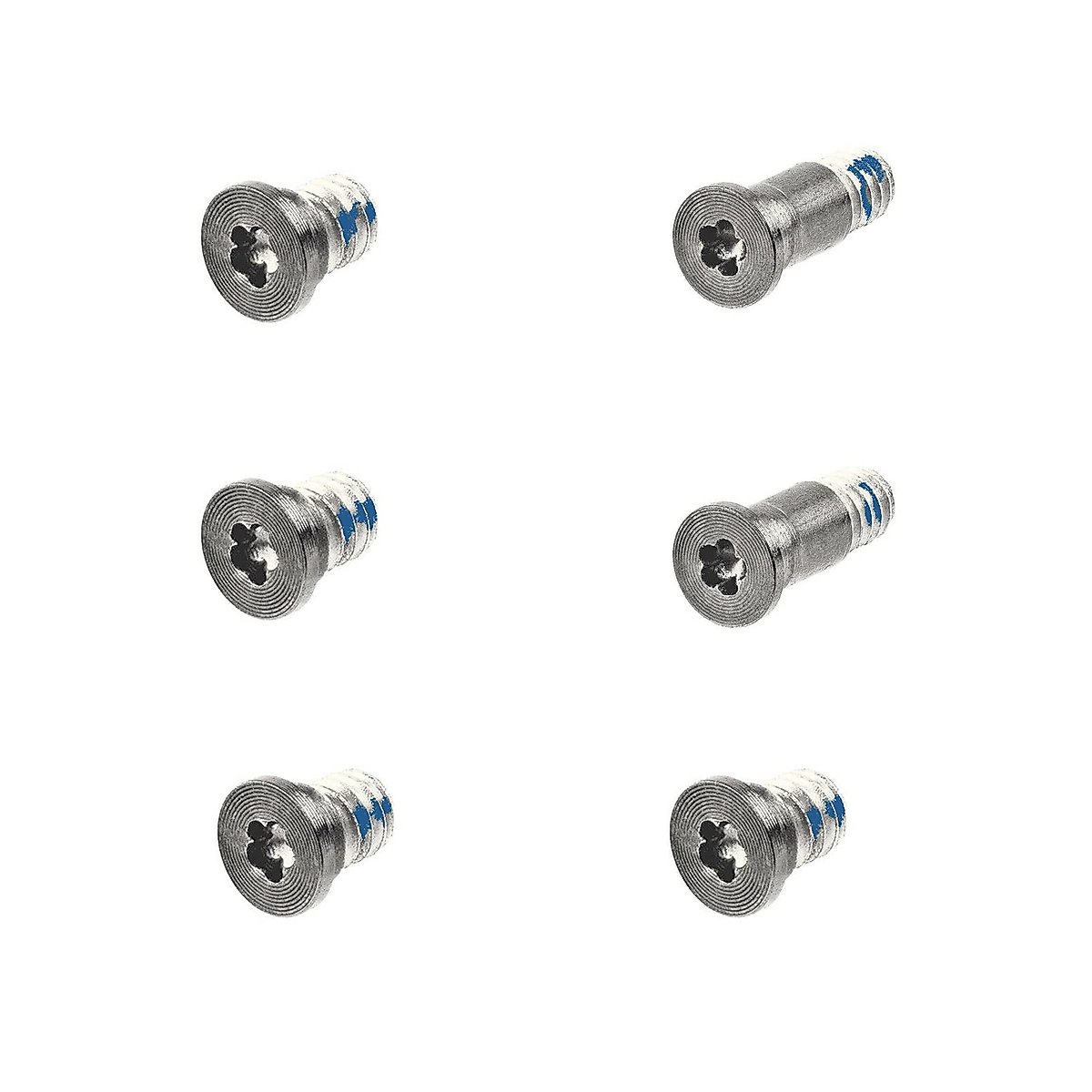 ChenGong - Silver Screws 6-Piece 1 Set Bottom Case Screws Pentalobe P5 923-01431 Replacement Compatible with 13" A1706 2016 2017 A1989 2018 2019 A2251 2020(Silver)
