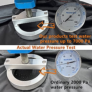 Enzeno Patio Egg Chair Cover with Waterproof Zipper （75x45inch）, Outdoor Furniture Hanging Swing Egg Chair Cover Waterproof Anti-dust with 210D Oxford Fabric, Fits Most Single Swing Egg Chair