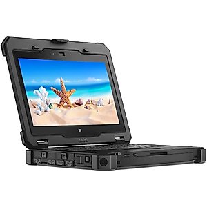 Dell Latitude Rugged 7214 HD 2 in 1 Laptop Notebook Touch Screen Convertible Tablet (Intel Quad Core i7-6600U, 8GB Ram, 256GB Solid State SSD, HDMI, Camera, WiFi) Win 10 Pro (Renewed)