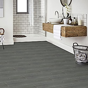 Peel and Stick Flooring Vinyl Flooring Peel and Stick Floor Tile 10 Pieces Super Easy to Install 35.4 in X 5.9 in