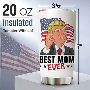 CordoCuti Gifts for Mom from Daughter, Son, Kids - Christmas Gifts for Mom - Mom Birthday Gifts, Birthday Gifts for Mom - Christmas Gifts For Mom From Daughter, Son - Mom Tumbler 20Oz White