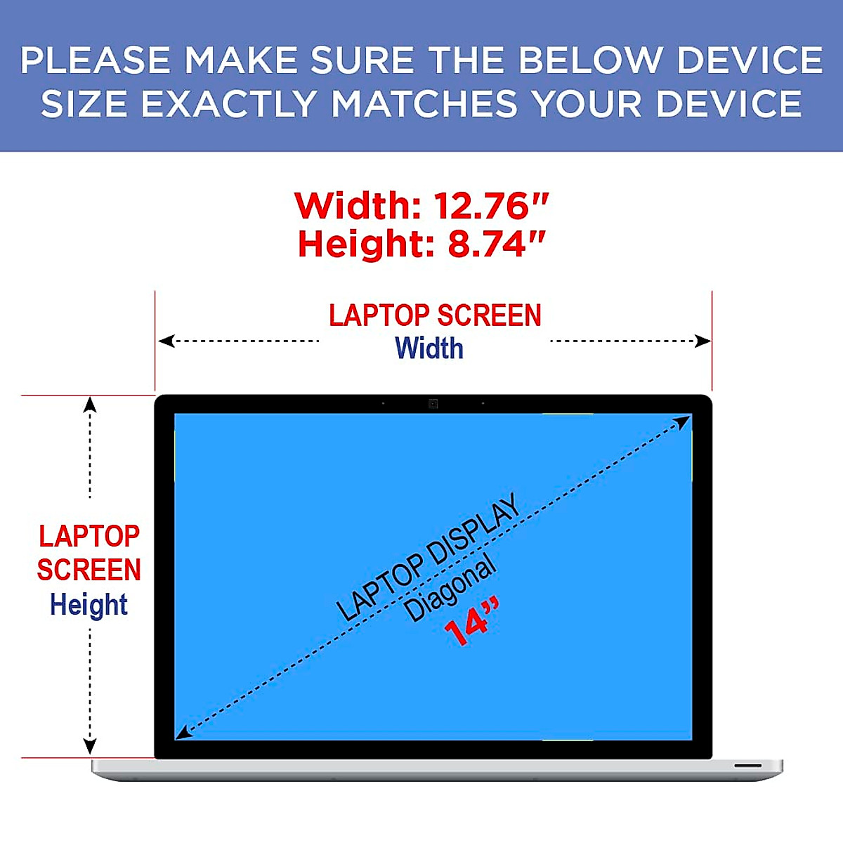 Artemis Shields Matte Anti Glare Premium Screen Protector for ASUS ROG Zephyrus 14 Inch FHD 144Hz Gaming Laptop - GA401QM-G14.R73060 2 Pack