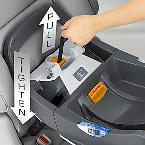 Chicco Fit2® Infant and Toddler Car Seat and Base, Rear-Facing Seat for Infants and Toddlers 4-35 lbs., Compatible with Chicco Strollers, Baby Travel Gear | Staccato/Black