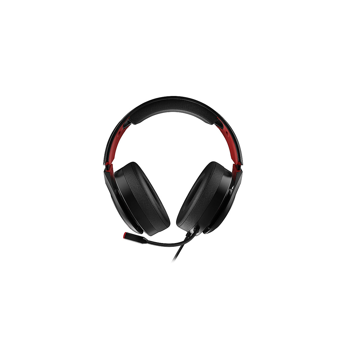 Gaming Headphones Ozone Rage X40 - Headphones with Microphone - Virtual 7.1 Sound, Software, 50m Speakers, Red LED, Adjustable Headband, Controller, PS4 Compatible, Ergonomic, Black