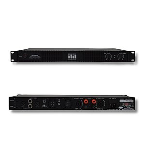 MUSYSIC 2-Channel Digital High-Performance Amplifier D Class with XLR and 1/4-inch TRS inputs Stereo Bridge Power for Power Amplifier Use in Concerts Functions and at Home D Class 2U - 8500 Watts