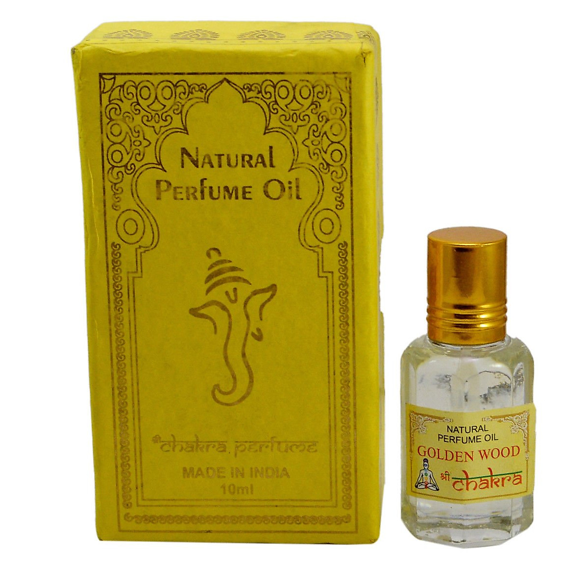 Chakra Natural Perfume Fragrance 100% Pure Natural Perfume Oil 10ml (Golden Woods)