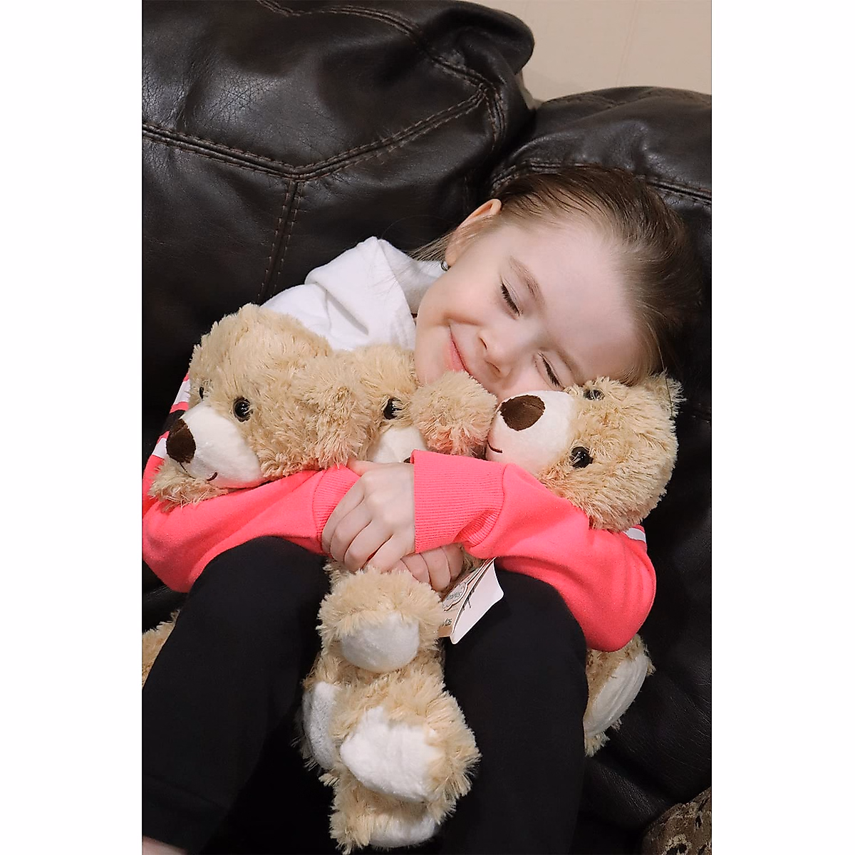 MaoGoLan 3 Pieces Bulk Teddy Bears Stuffed Animals Baby Shower, Soft Small Stuffed Teddy Bears in Bulk, 13.5" Cuddly Mini Teddy Bears Centerpiece,Wedding,Party,Engagement