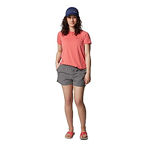 Columbia Women's Plus-size Sandy River Short, Breathable, Sun Protection Shorts, City Grey, 3X x 6