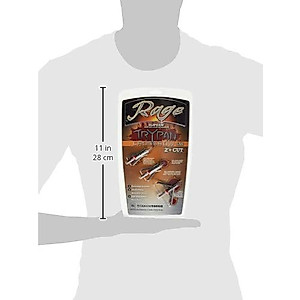 Hypodermic Trypan Crossbow Arrow Archery Titanium 100 Grain Broadhead - 3 Pack