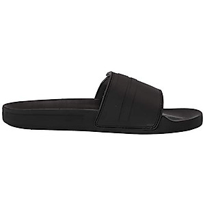 Quiksilver Men's Sandal, Black/Grey/Black Rivi Slide Adjust, 12