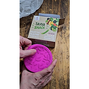 TAVVA 2 X 12 oz Stainless Steel Snack Containers with Lids - Stainless Steel Food Containers 12 oz