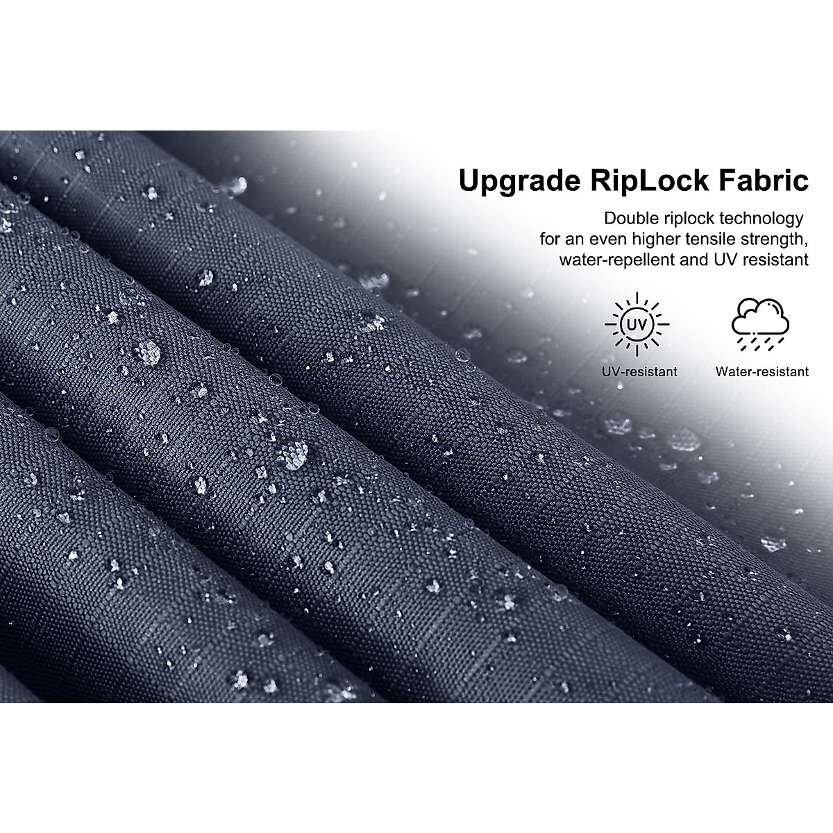 COOSHADE 10x10 Gazebos for Patios Outdoor Gazebo Canopy with Mosquito Netting(Navy Blue)