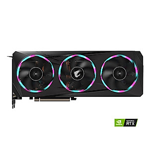 GIGABYTE AORUS GeForce RTX 3060 Elite 12G (REV2.0) Graphics Card, 3X WINDFORCE Fans, 12GB 192-bit GDDR6, GV-N3060AORUS E-12GD Video Card