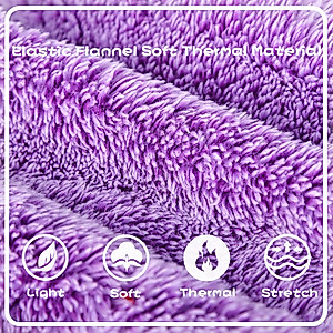 Dog Sweaters for Small Dogs, Chihuahua Fleece Clothes, XS Dog Clothes Winter Warm Puppy Sweaters Boys Girls Tiny Dog Outfits for Teacup Yorkie, Pet Cat Clothing (Purple, X-Small)