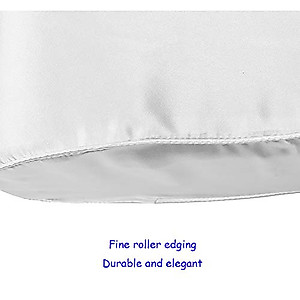 Cozysilk Silk Pillowcase for Memory Foam Pillow, Pure Mulberry Silk Pillow Case for Cervical Pillow, Smooth Silk Pillow Cover for Contour Pillow (Wave Shape 20 x 12.5 inch, White)