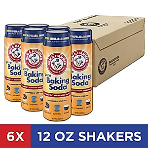 Arm & Hammer Baking Soda Shaker, 12 Oz, Pack of 6