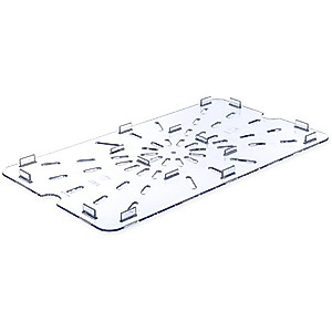 Carlisle FoodService Products 1021507 StorPlus Full Size Polycarbonate Drain Shelf, Clear