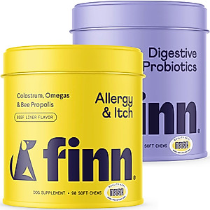 Finn Comfy Pup Bundle | Allergy & Itch + Digestive Probiotics