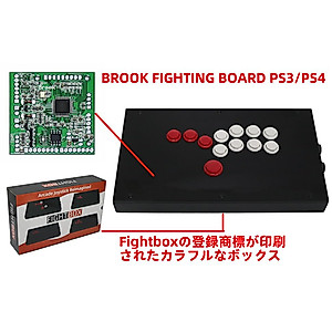 FightBox RAC-J800B-PS All Buttons Leverless-Style Arcade Joystick Fight Stick Game Controller For PS4/PS3/PC Sanwa OBSF-24 30