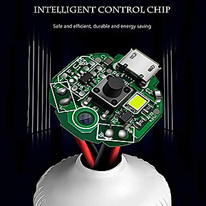 KOKOIN Newest 30W 5500LM Waterproof Rechargeable LED Night Light Bulb,Dimmable Emergency Lights, Outdoor BBQ Hanging Light, Bright Lights for Tent Lantern/Patio/Garden/Power Failure, Pack of 2