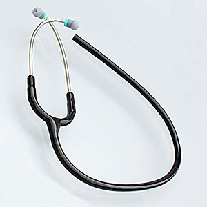 Replacement Tube by CardioTubes fits Littmann Classic II SE standard Stethoscopes - 5mm BLACK TUBING