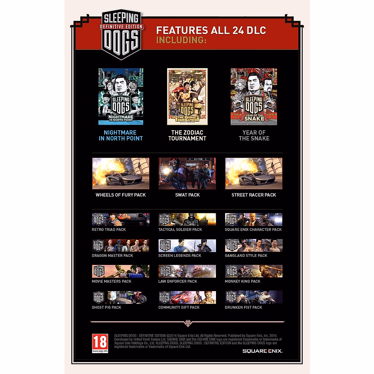 Sleeping Dogs Definitive Limited Edition (PS4)