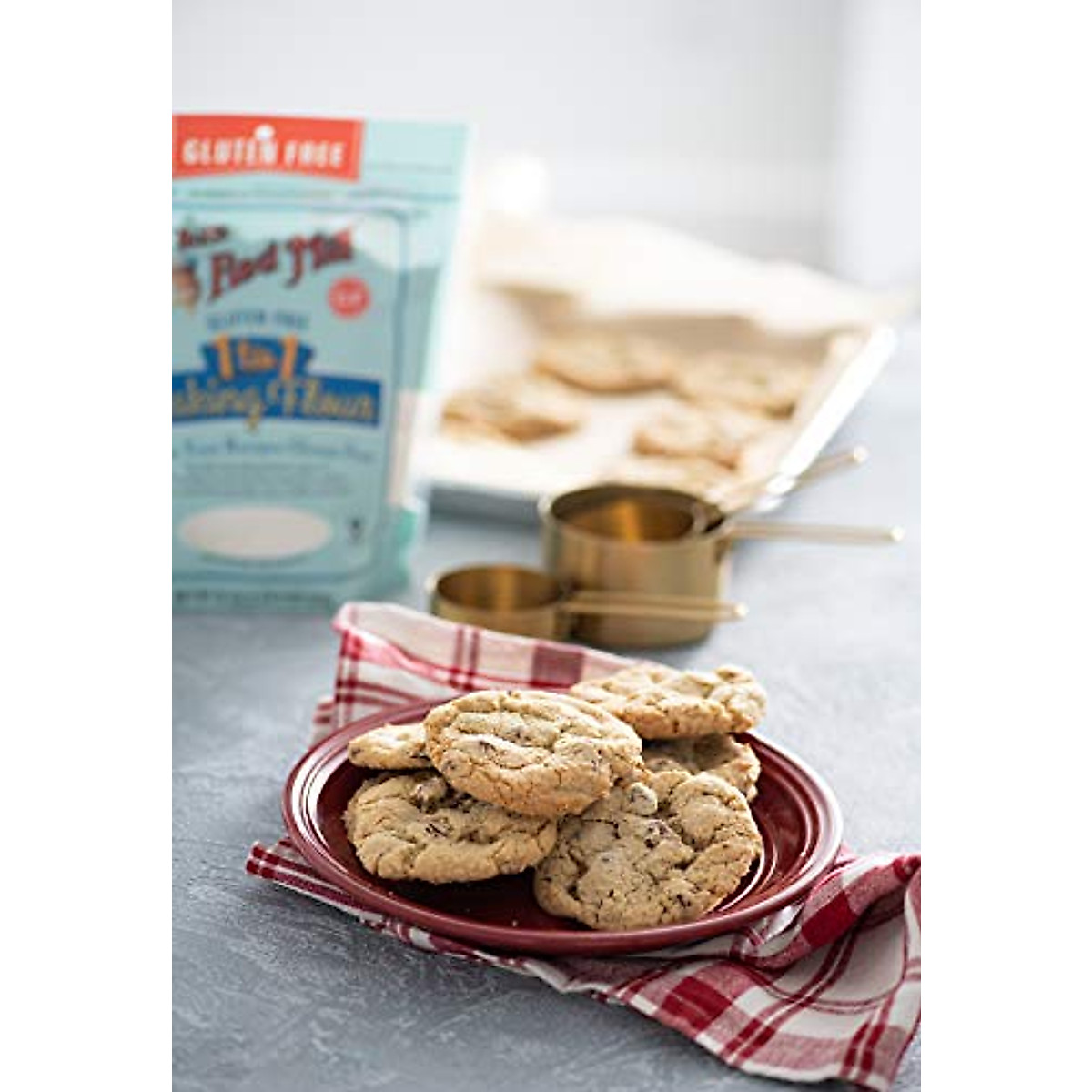 Bob's Red Mill Gluten Free 1-to-1 Baking Flour, 22-ounce (Pack of 4)