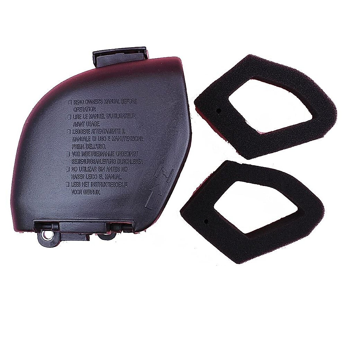 Replacement Part for M.C Fit Ajr Fjlter Cover Assembly for H0nda Gx35 Gx35NT HHT35S Lawn Mower 4 Stroke Engine Part With 2pcs Ajr Fjlter Element