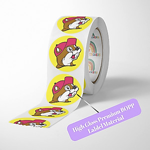 150 Custom Circle/Square BOPP Roll Labels- Personalized Stickers for Business Logo, Party, Wedding Favor, Baby Shower-Any Design Text + Image, Matte/Gloss Finish (2 Inch Circle)