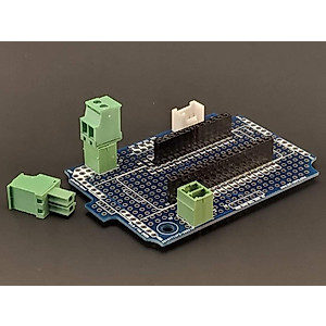 qBoxMini DIY IOT Enclosure Kit (Two SMAs), IOT Enclosure for Arduino MKR Feather ESP32 Cellular LoRa WiFi Board, Waterproof IP65 Enclosure with Glands, prototyping PCB and Two SMA connectors