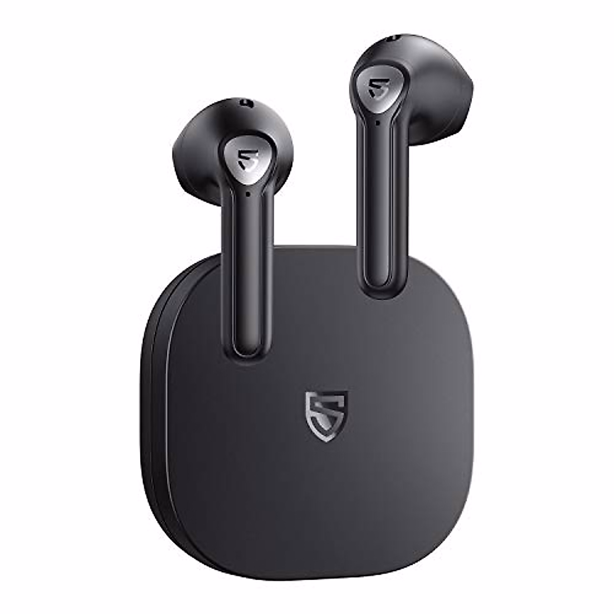 SoundPEATS Wireless Earbuds Bluetooth V5.2 Headphones with Qualcomm QCC3040 Wireless Earphones, TrueWireless Mirroring, 4-Mic Tech and cVc 8.0 Noise Cancellation, aptX Codec, Total 25 Hours - TrueAir2