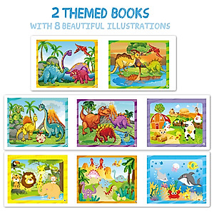 HahaGift Toys for 1 2 3 Year Old Boys Girls Gift, Magic Water Drawing Book Dinosaur Toys for Kids 3-5, Educational Learning Toys for Toddlers 1-3, Best Birthday Gifts for 3 2 1 Year Old Kids !