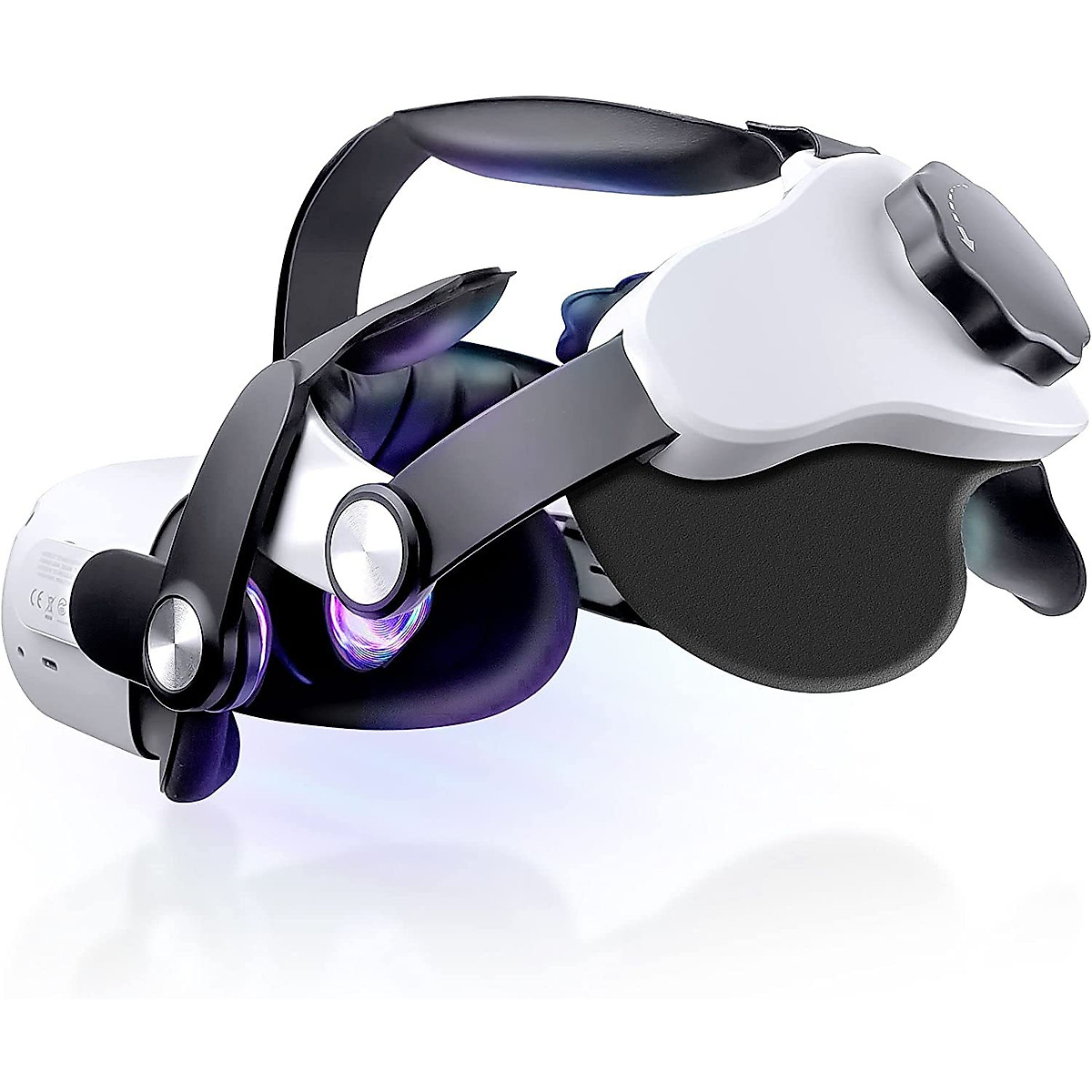 for Oculus Quest 2 Elite Head Strap, VR Game Headstrap, Comfortable Adjustable VR Headset Accessories Head Strap for Replacement