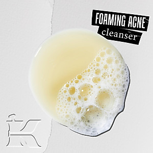 Kiehl's Blue Herbal Acne Cleanser Treatment with Salicylic Acid, Foaming Face Wash for Oily & Acne-prone Skin, Helps Clear Blackheads & Whiteheads, Removes Oil, Paraben-free, Fragrance-free - 5 fl oz