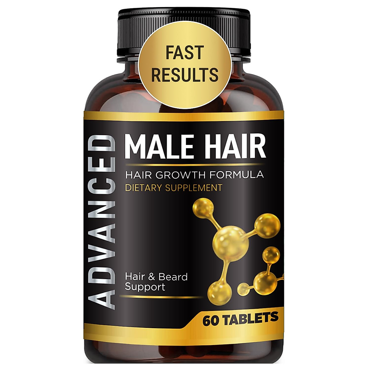 Hair Growth Vitamins For Men-Anti Hair Loss Support Vitamins Pills & Dht Blocker For Men.Regrow Hair & Beard Growth Supplement For Thicker Fuller & Stronger Hair. Support Thinning Hair With Biotin.