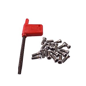 HGC 20pcs M3.5x10 Alloy Steel Torx Screws for Replaces Carbide Insert CNC Lathe Tool