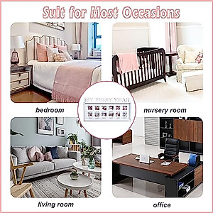 MICKYU My First Year Baby Picture Frame - First Mothers Day Gifts for New Mom - Personalized Baby Gifts Monthly Milestone Frame (White)