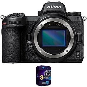 Nikon 1653 Z7II Mirrorless Camera 45.7MP Full Frame FX-Format (Body Only) Bundle with 3 YR CPS Enhanced Protection Pack