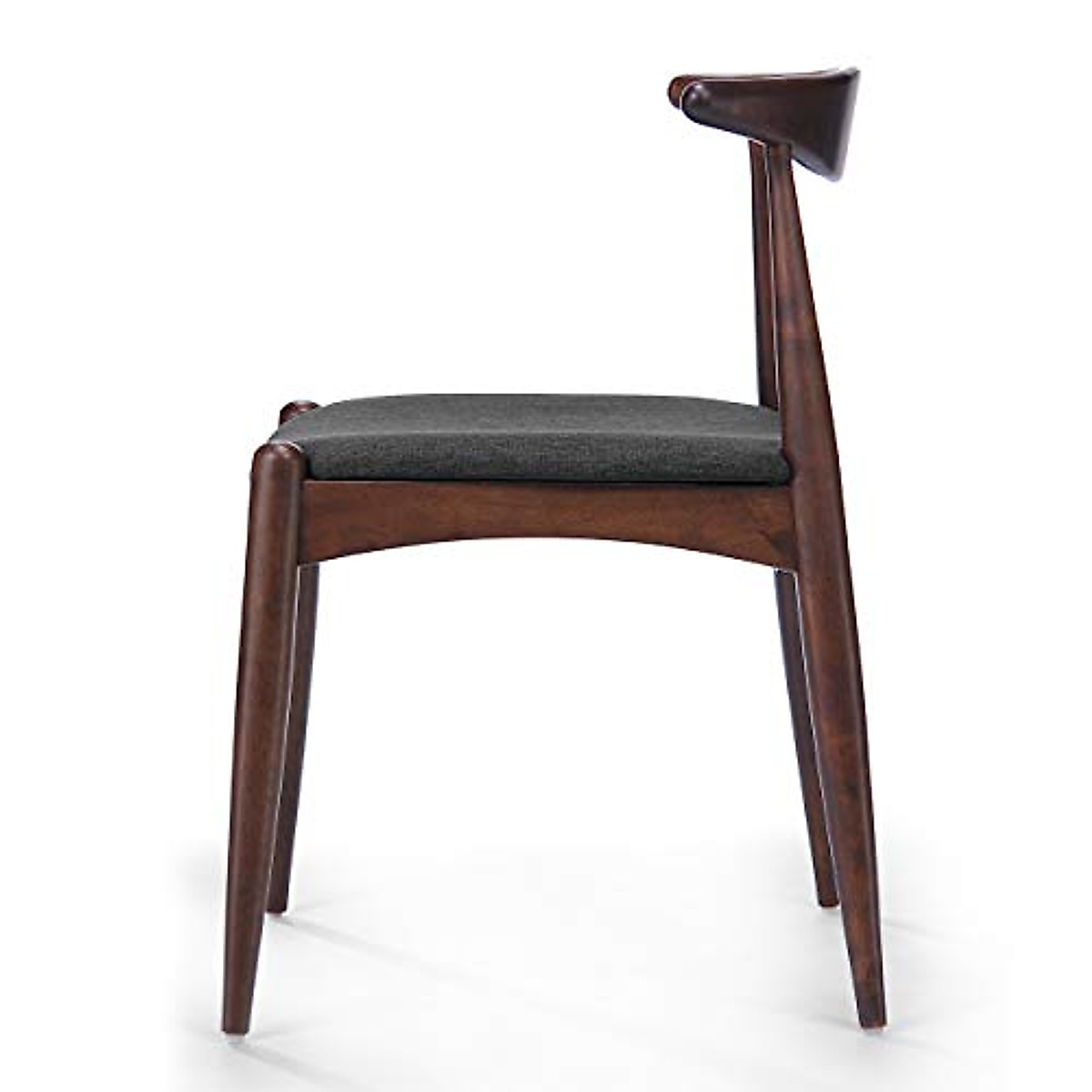 Christopher Knight Home Francie Fabric Dining Chairs, 2-Pcs Set, Charcoal