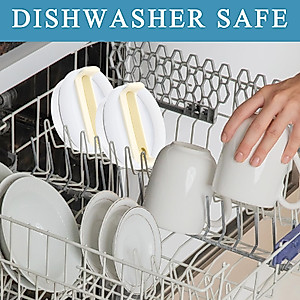 40oz Tumbler Lid Compatible for Stanley, 2 Pack Replacement Tumbler Lids Fit for Stanley Quencher 2.0 Tumbler 40 OZ, with Straws and Cleaning Brush