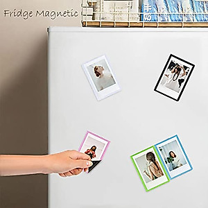 Orga'Neat 2x3 Magnetic Photo Frame Refrigerator for Fujifilm Instax Mini Instant Film, Magnet Picture Frames for Fridge Small Picture Holder for 8.6cm*5.4cm Picture -5 Pack