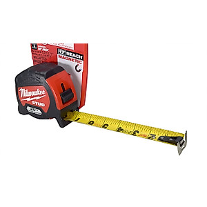 Milwaukee 48-22-9725M 25-Foot Stud Magnetic Tape Measure 2 Pack