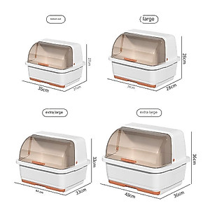 With lidDish Drainer Rack Plate, Silverware, Pots and Pans Drying Rack Chopstick holder Cup Holder,Multifunctional Dish Rack for Kitchen Counter,Dish Rack with Drainboard, for Kitchen Counter and Sink