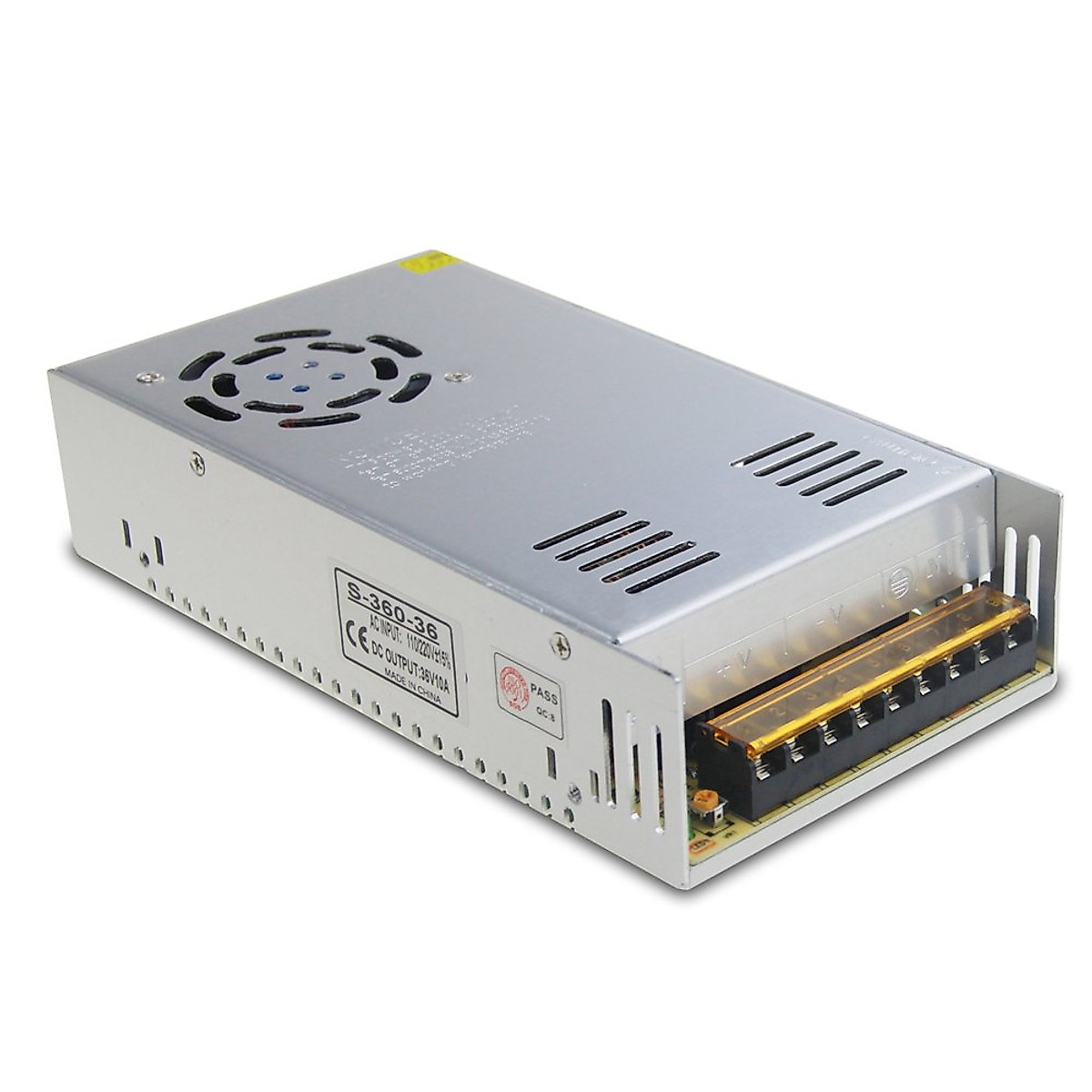 ALITOVE 36V 10A 360W Power Supply Switch Transformer Adapter AC 110V / 220V to DC 36V 10amp Universal Regulated Switching Converter for LED Strip Light CCTV Camera Security System