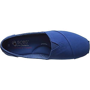 Skechers Women's Bobs Plush Peace and Love Ballet Flat, Royal Blue, 11 M US