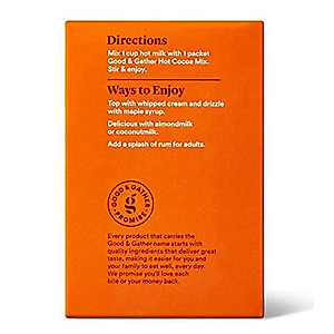 Good & Gather Pumpkin Spice Hot Cocoa Mix! Pumpkin Spice Flavored Hot Cocoa! Made With Premium Cocoa For A Rich And Satisfying Taste! Choose Your Flavor! (2 Pack Pumpkin Spice)